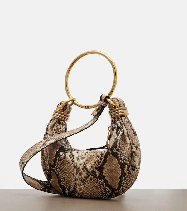 Chloé Small Leather Top-handle Bag - Beige