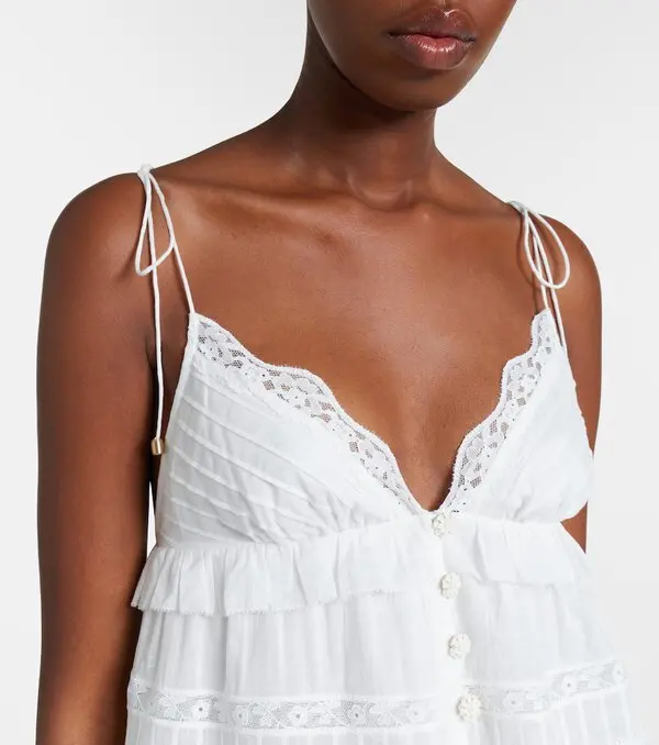 Zimmermann Solstice Cotton Midi Dress