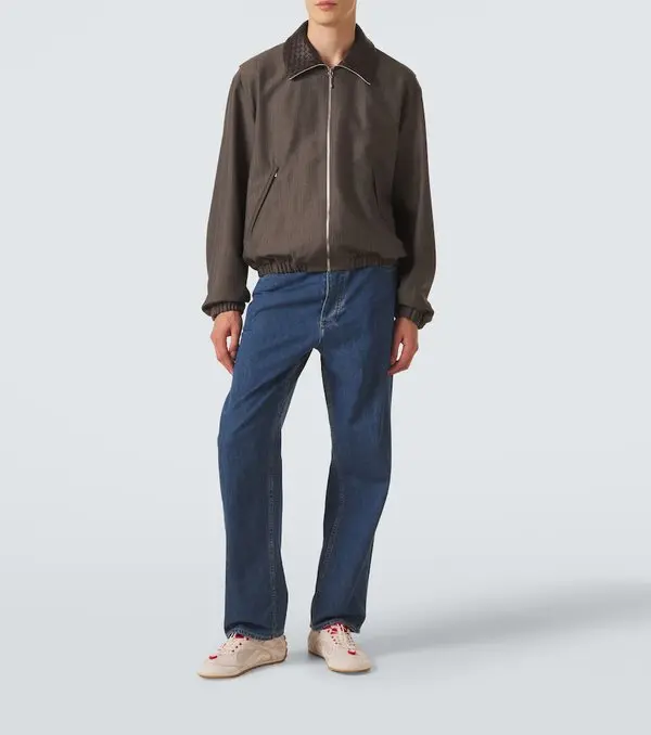 Bottega Veneta Orbit Flash Suede-trimmed Sneakers