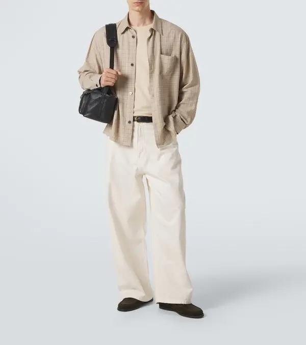 FRAME Plaid Shirt - Beige