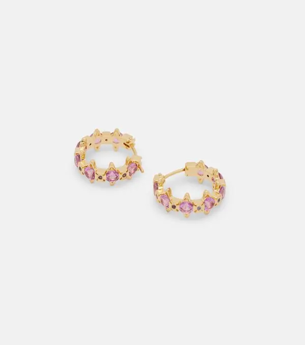 VIVIENNE WESTWOOD Warwick Hoop Earrings With Crystals