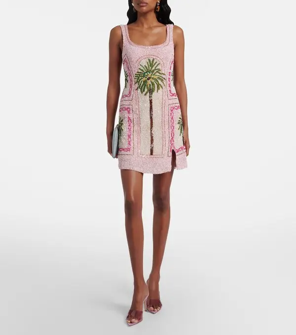 LA FUORI Embellished Minidress