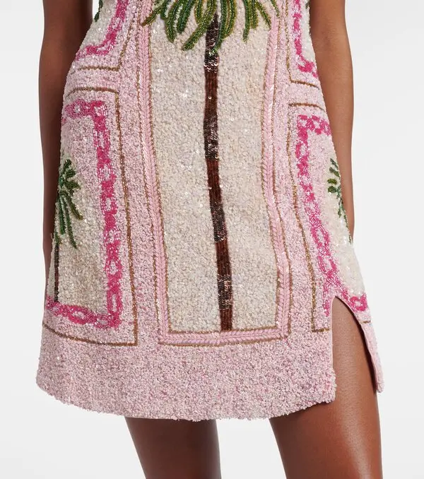 LA FUORI Embellished Minidress