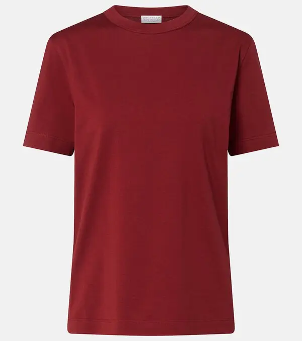 Brunello Cucinelli Cotton T-shirt - Red