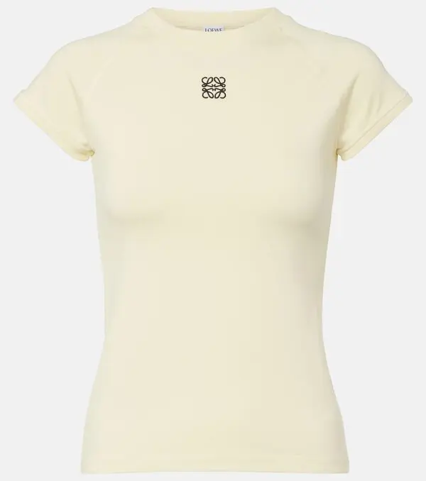Loewe Anagram Cotton-blend T-shirt