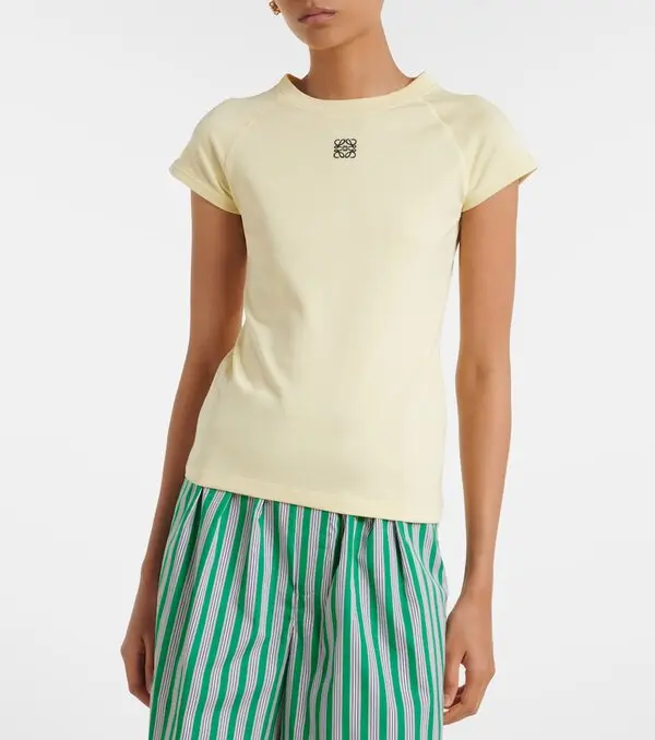 Loewe Anagram Cotton-blend T-shirt