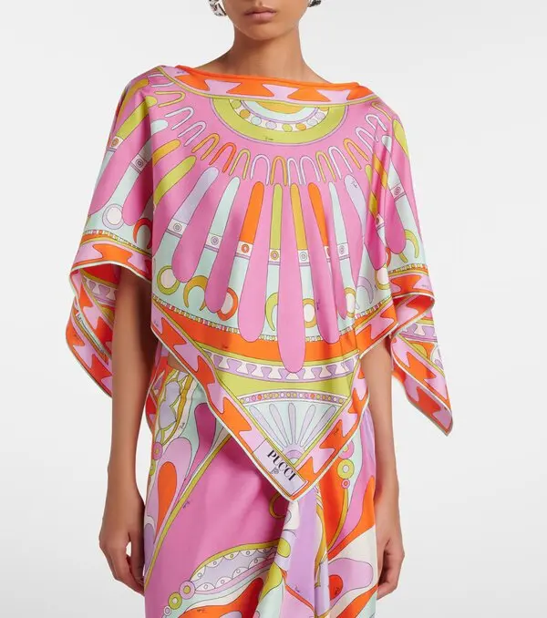 Emilio Pucci Silk Twill Top