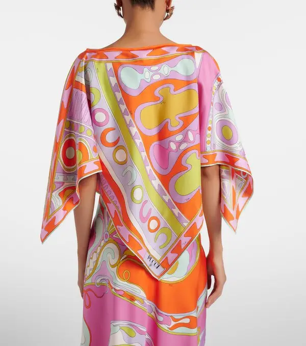 Emilio Pucci Silk Twill Top