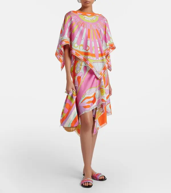 Emilio Pucci Silk Twill Top