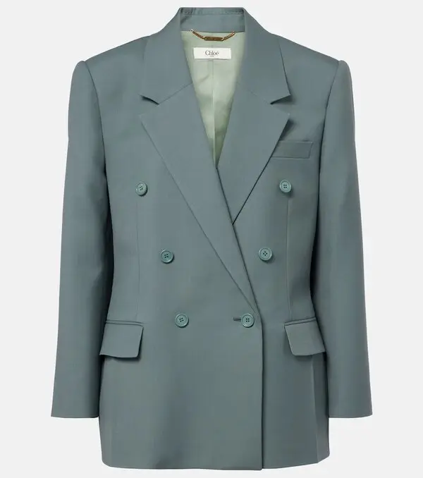 Chloé Double-breasted Wool Blazer
