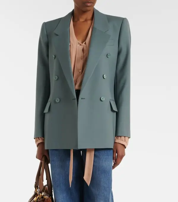 Chloé Double-breasted Wool Blazer
