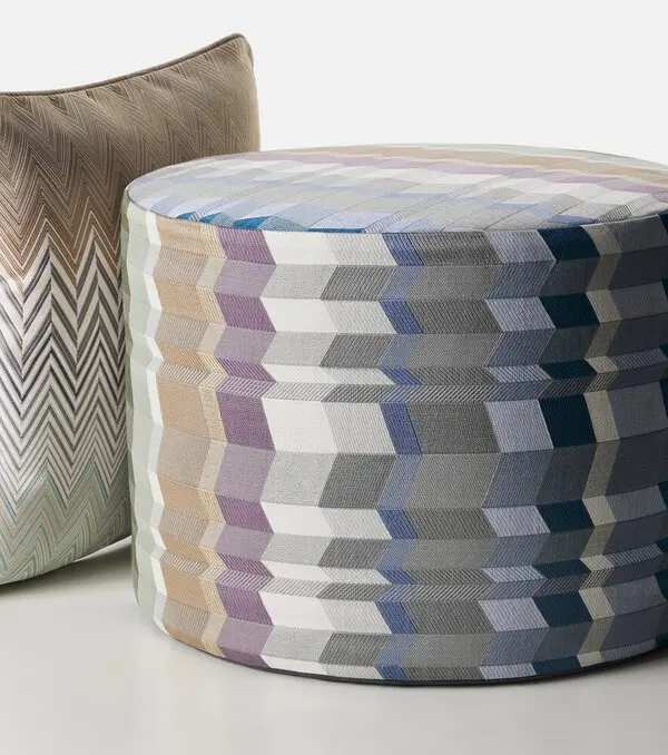 Missoni Positano Cotton-blend Pouf - Multicoloured