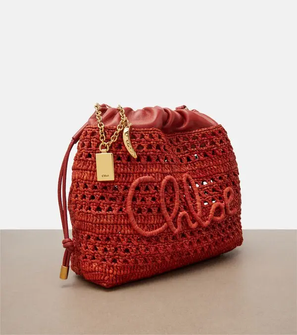 Chloé Raffia Shoulder Bag
