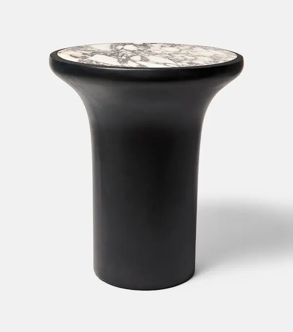 101 COPENHAGEN Trumpet Tall Side Table - White
