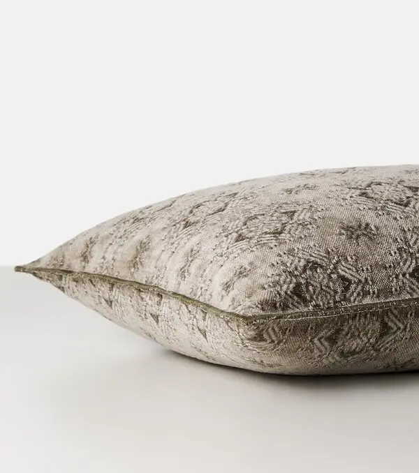 MAISON DE VACANCES Cotton-blend Jacquard Cushion