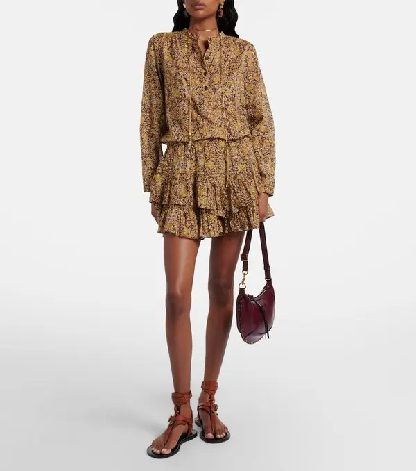 Isabel Marant Étoile Oskan Studded Leather Shoulder Bag
