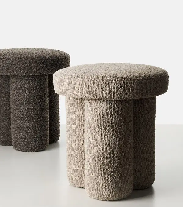 101 COPENHAGEN Big Foot Bouclé Stool