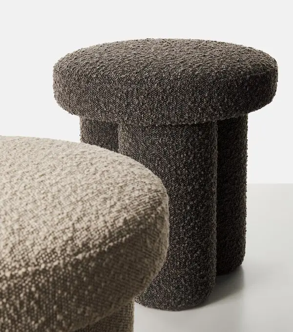 101 COPENHAGEN Big Foot Bouclé Stool
