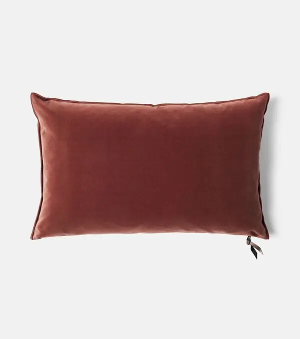 MAISON DE VACANCES Cotton Velour Cushion