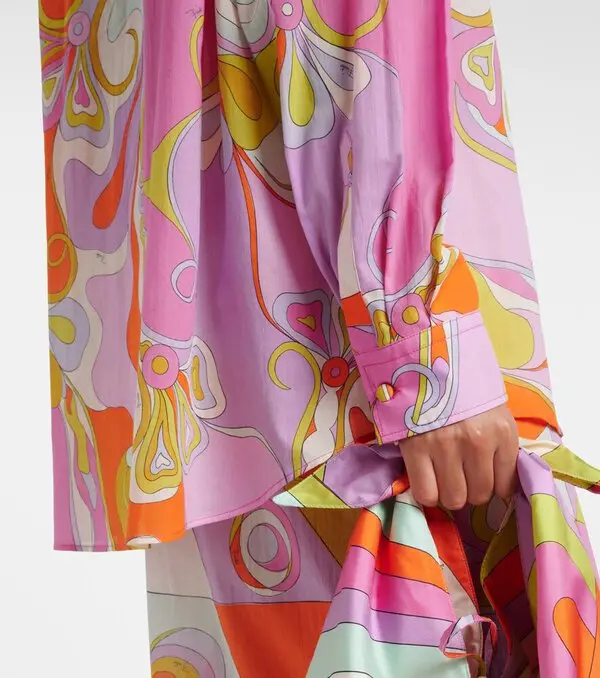 Emilio Pucci Orchidee Cotton Shirt - Multicoloured