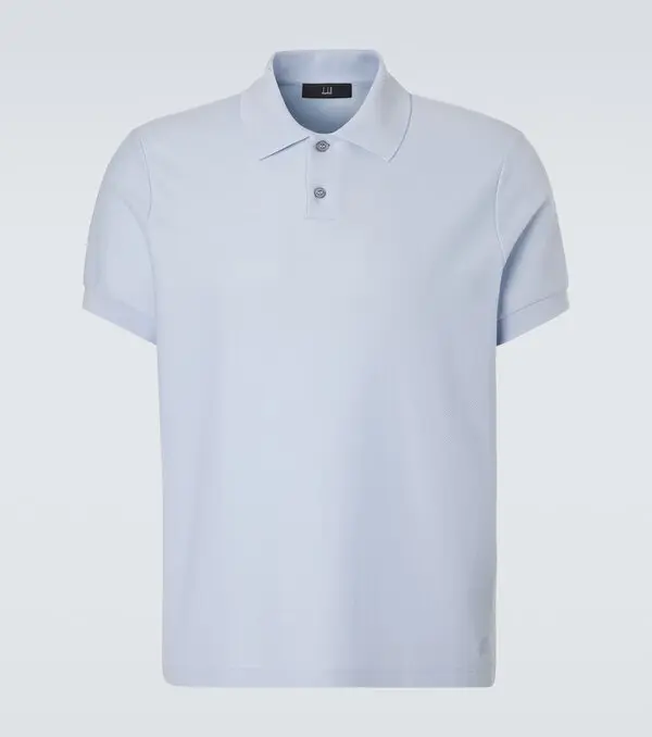 Dunhill Cotton Polo Shirt - Blue