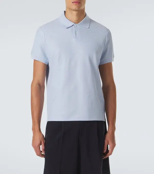 Dunhill Cotton Polo Shirt - Blue