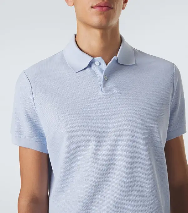 Dunhill Cotton Polo Shirt - Blue