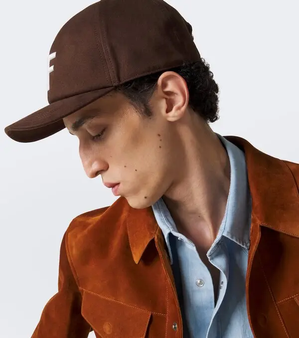TOM FORD Cotton Canvas Baseball Cap - Brown