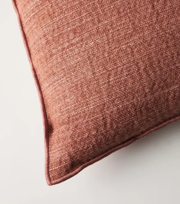 MAISON DE VACANCES Linen, Jute, And Cotton-blend Cushion