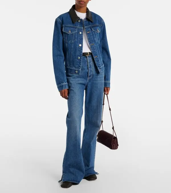 Bottega Veneta Intrecciato Denim Jacket