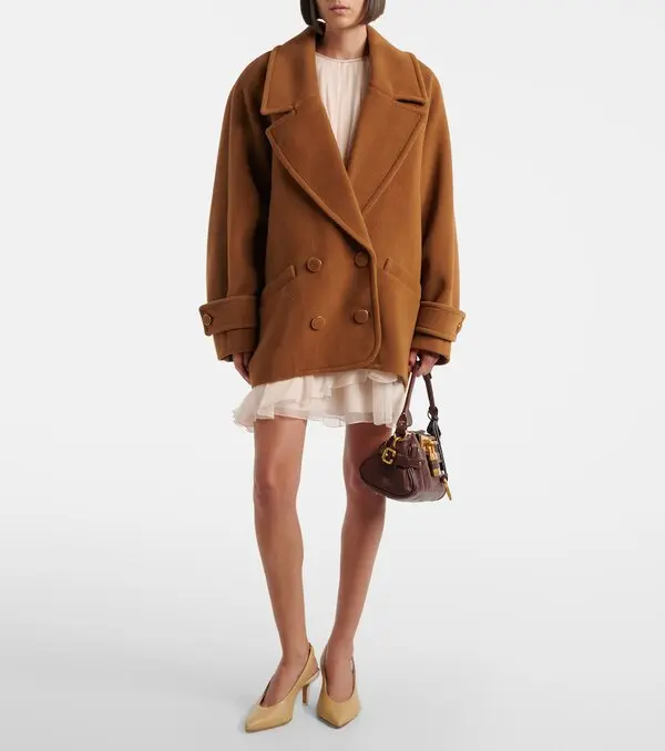 Chloé Double-breasted Virgin Wool Coat