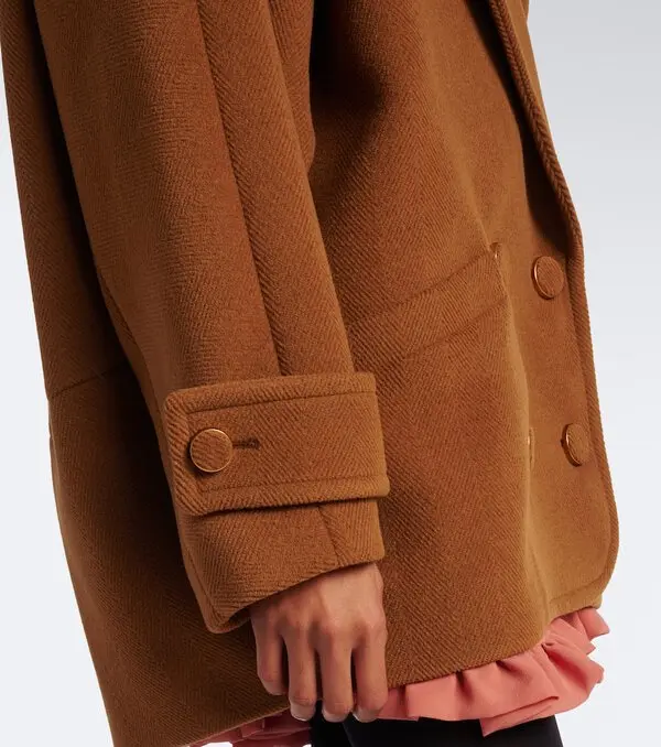 Chloé Double-breasted Virgin-wool Coat