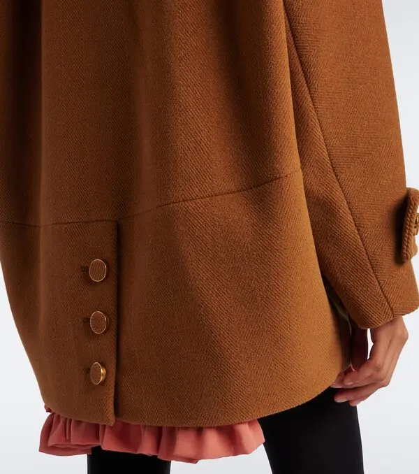 Chloé Double-breasted Virgin-wool Coat