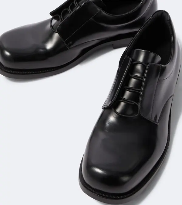Balenciaga Brushed Leather Derby Shoes
