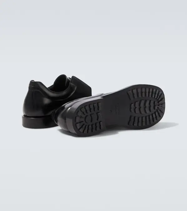 Balenciaga Brushed Leather Derby Shoes