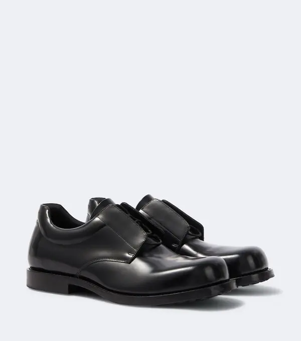 Balenciaga Brushed Leather Derby Shoes