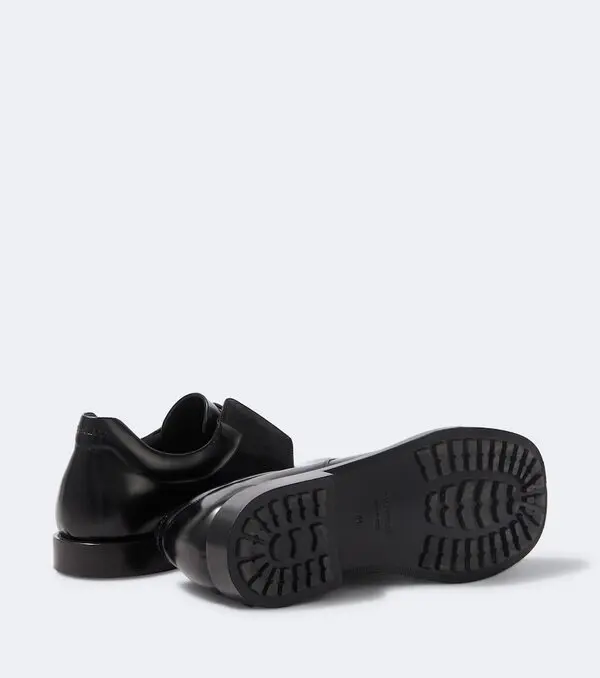 Balenciaga Brushed Leather Derby Shoes
