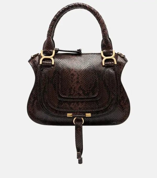 Chloé Marcie Small Top-handle Bag - Brown