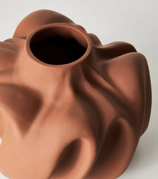 101 COPENHAGEN Wabi Medium Ceramic Vase - Brown