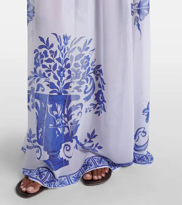 BANANHOT Riley Printed Cotton Maxi Dress