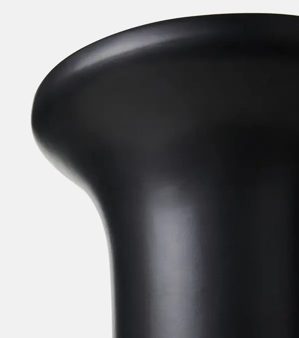 101 COPENHAGEN Trumpet Tall Travertine Side Table