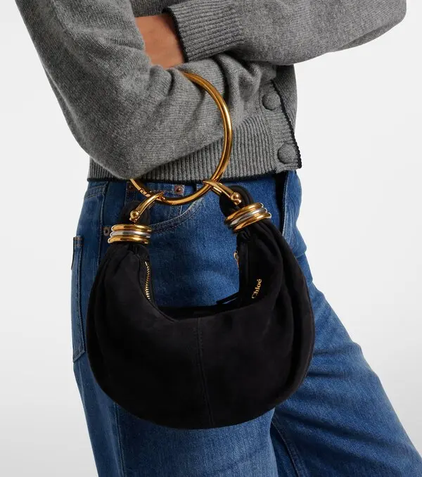 Chloé Small Suede Top Handle Bag