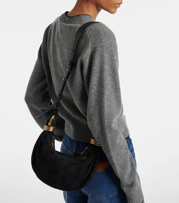 Chloé Small Suede Top Handle Bag