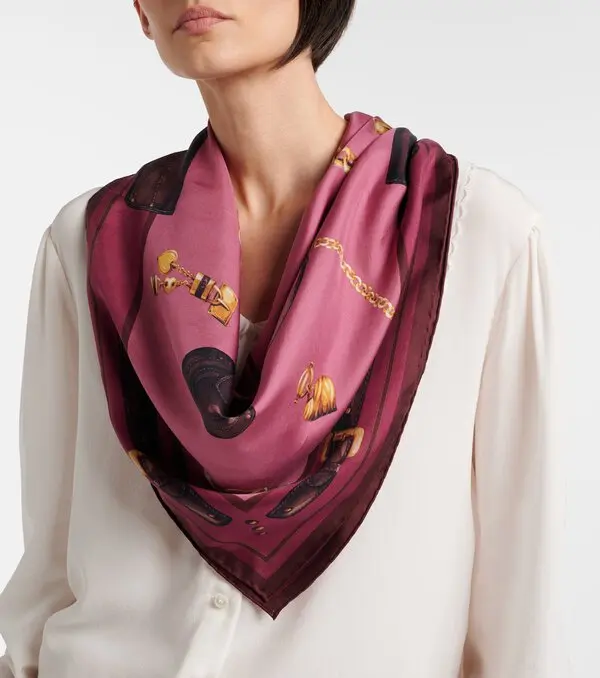 Chloé Paddington Silk Scarf
