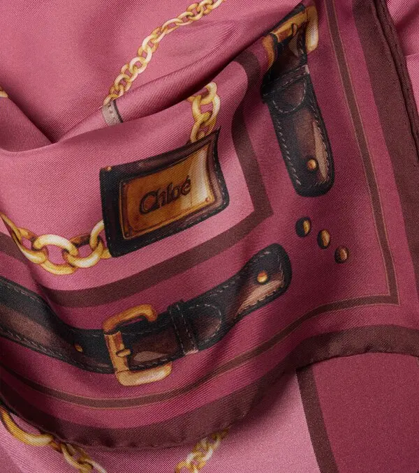Chloé Paddington Silk Scarf