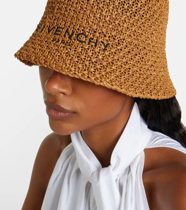 Givenchy Logo Woven Cotton-blend Bucket Hat
