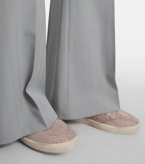 GOLDEN GOOSE Ball Star Embellished Suede Sneakers