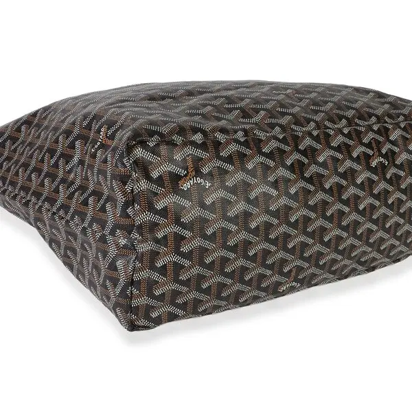 Goyard Saint Louis Pm Tote Bag In Goyardine Canvas With Silver-tone Hardware