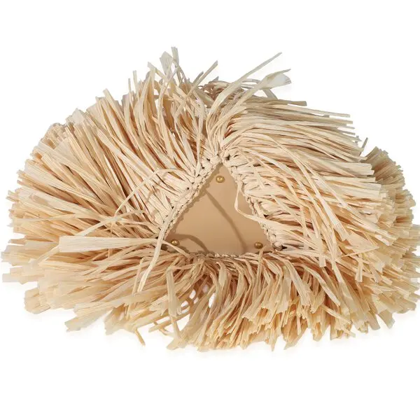 Schiaparelli Natural Raffia Triple Anatomy Jewelry Bag