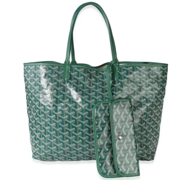 Goyard Goyardine Canvas Saint Louis Pm Tote Bag - Green